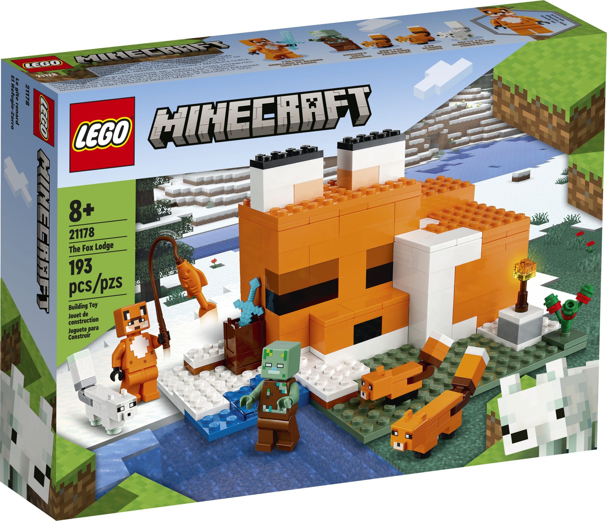 LEGO® Minecraft 21178 Die Fuchs-Lodge - BT´s Brickshop