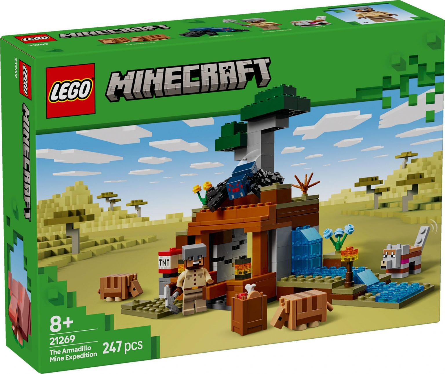 LEGO® Minecraft 21269 Die Expedition zur Gürteltiermine - BT´s Brickshop